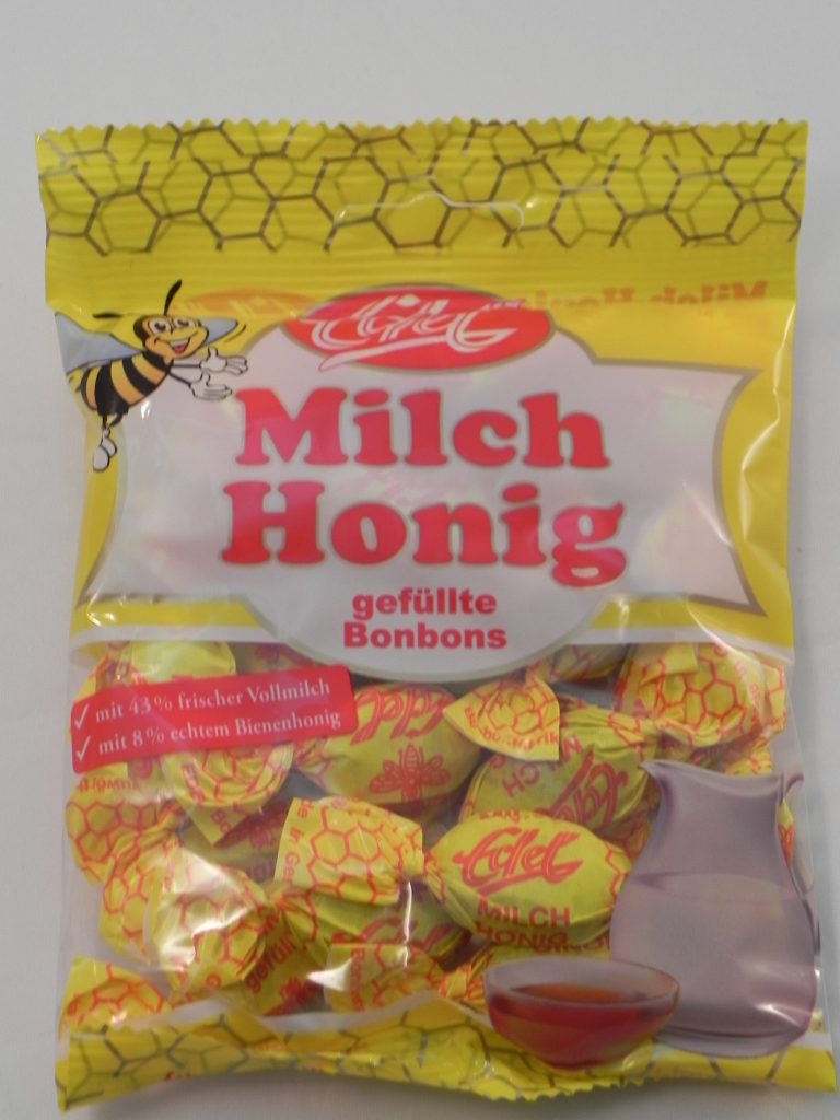 Milch-Honig-Bonbons gefüllt 100g - Silkes Imkereibedarf